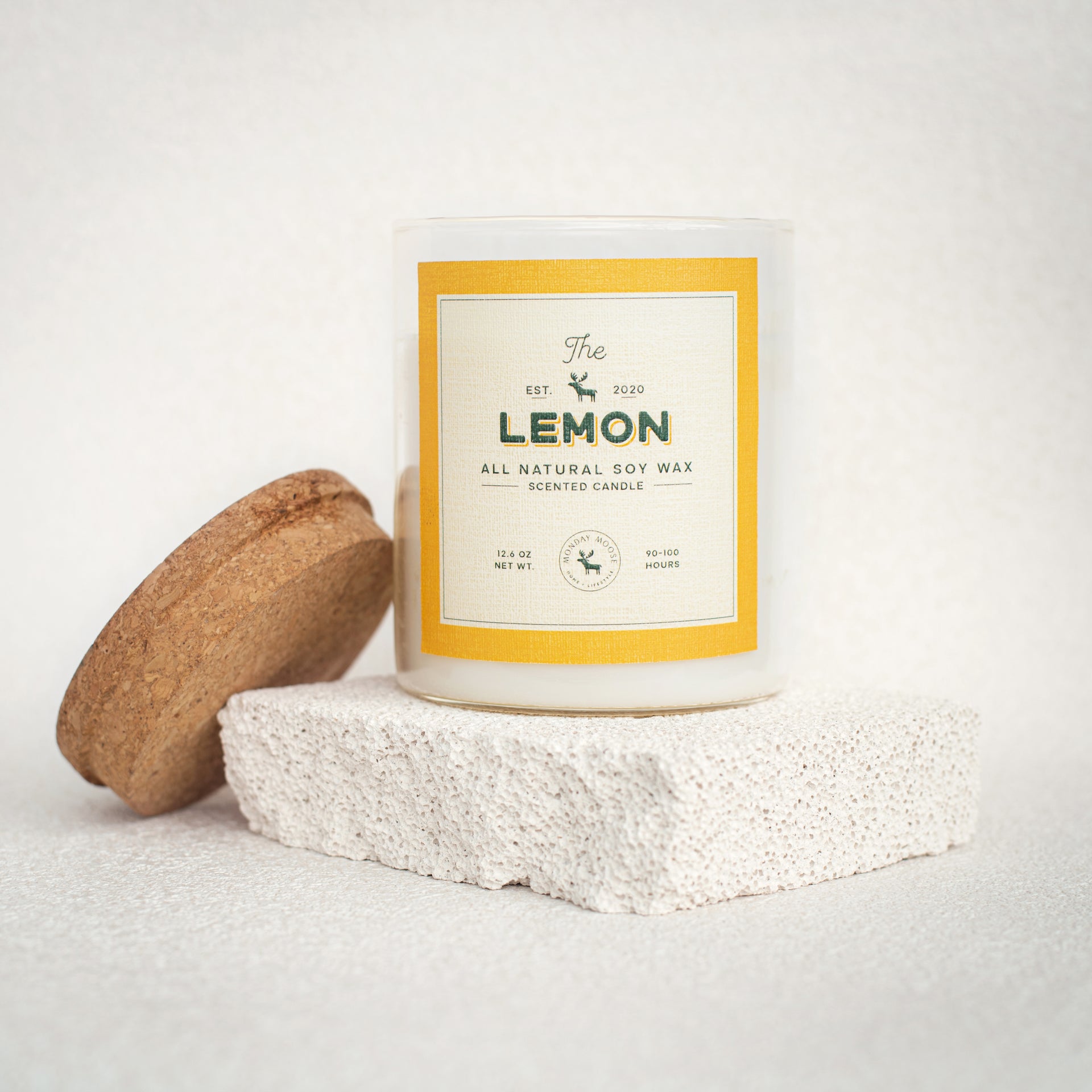 The Muse Candle (Lemon, 12.6 oz.) | Monday Moose
