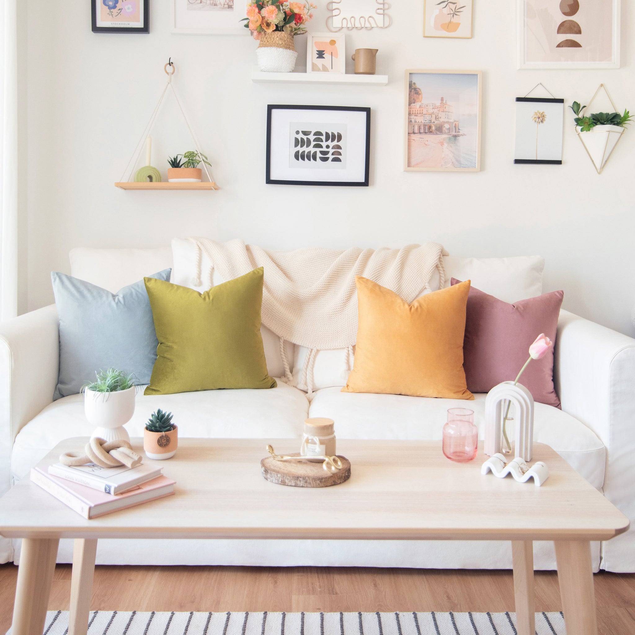 Samara Pillows (4-Pack) - Purple/Green | Monday Moose