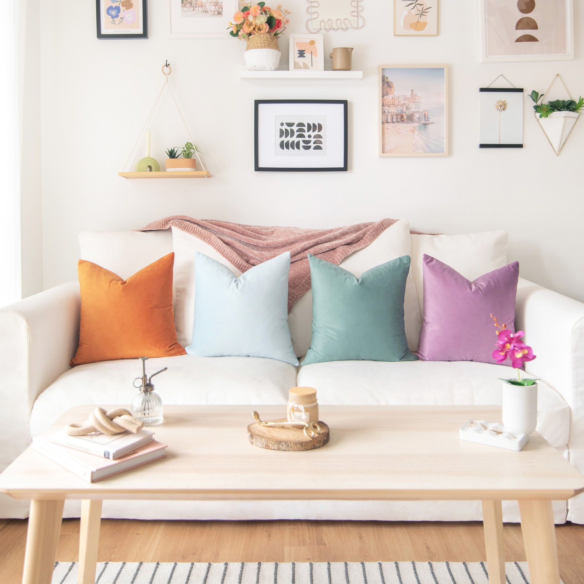 Samara Pillows (4-Pack) - Purple/Teal | Monday Moose