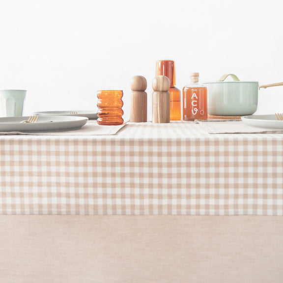 Guaria Tablecloth - Beige | Monday Moose
